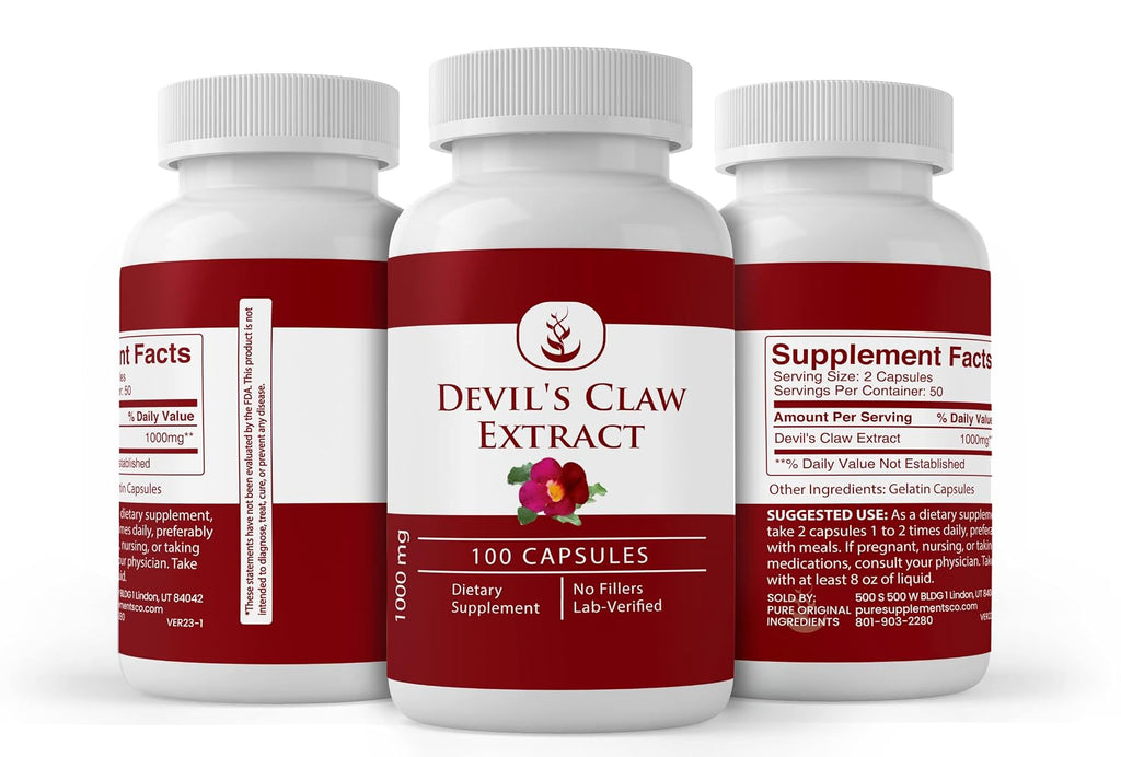 Natural pain relief with Devil's Claw