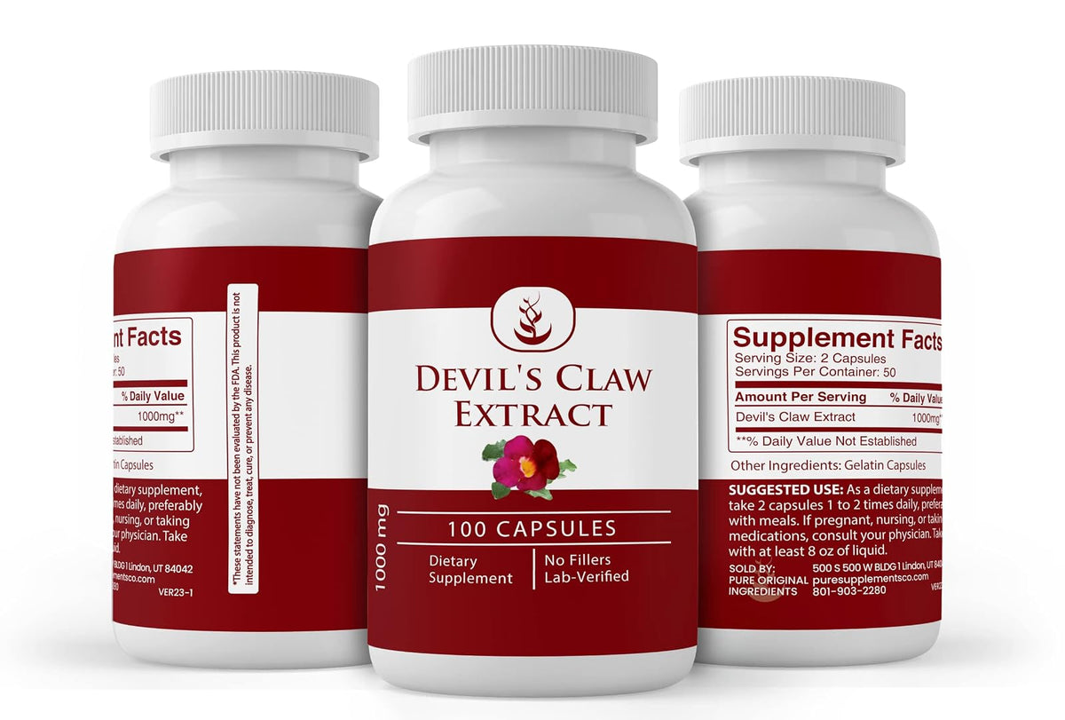 Natural pain relief with Devil's Claw