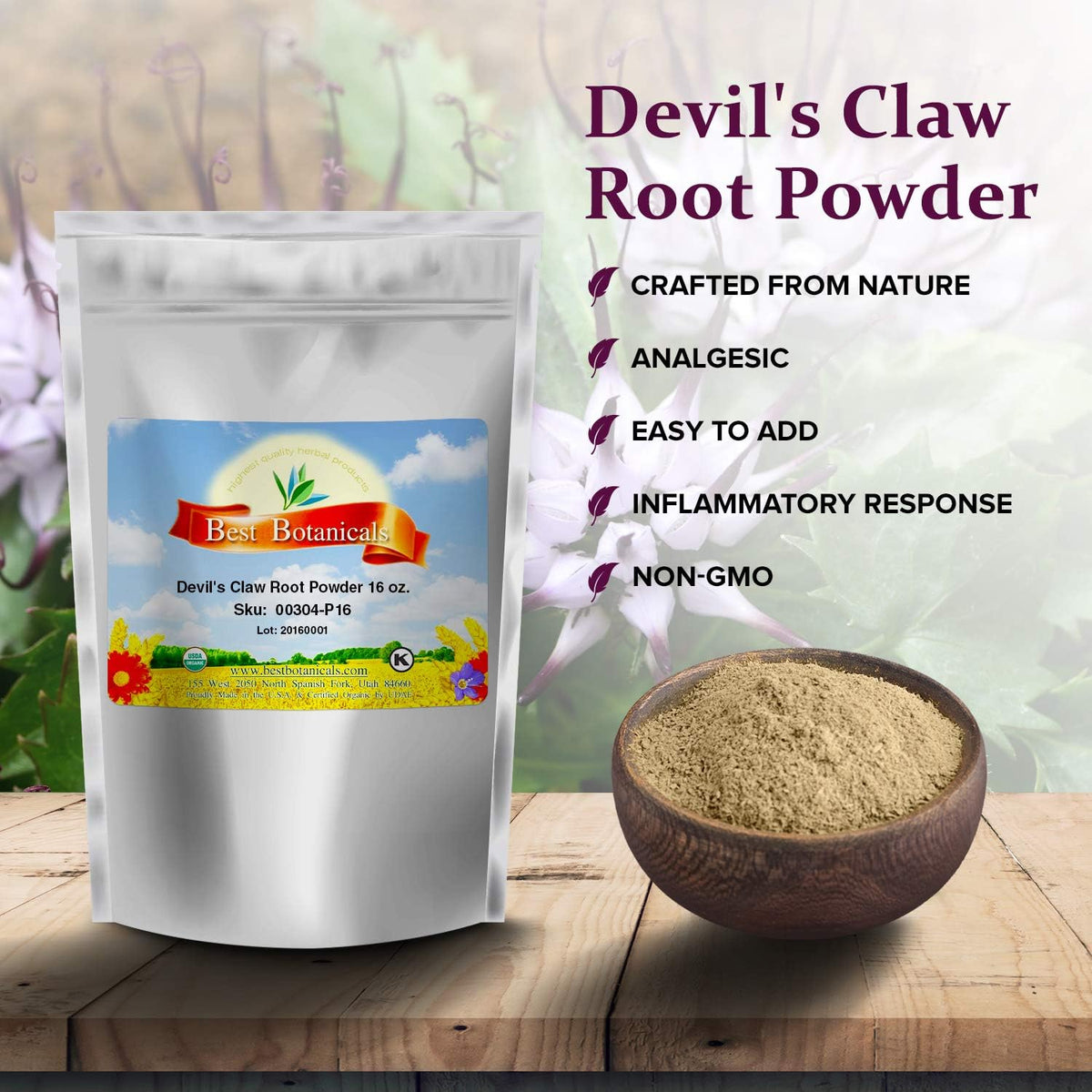 Natural pain relief with Devil's Claw