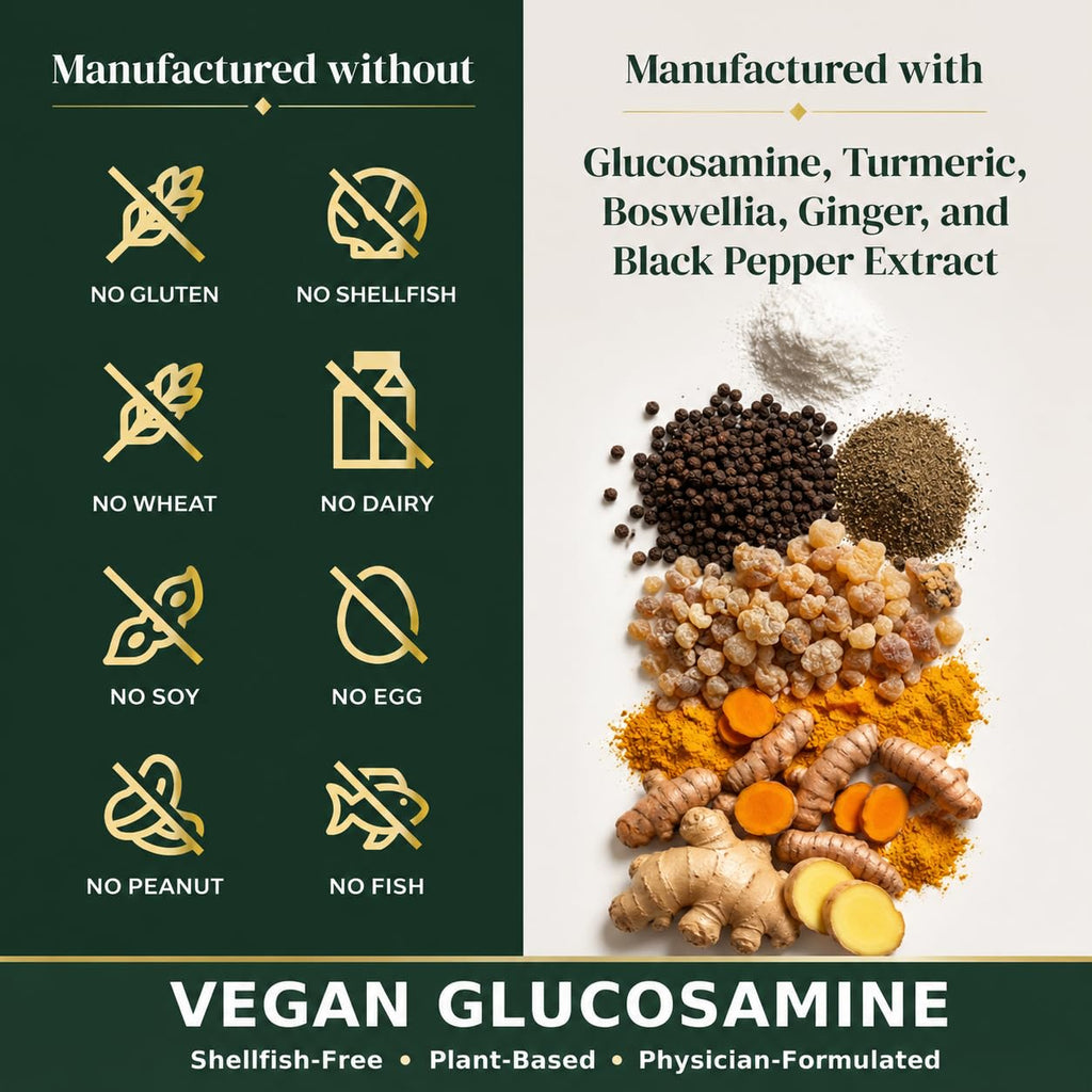 natural pain relief with glucosamine formula