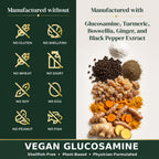 natural pain relief with glucosamine formula