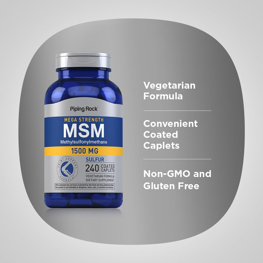 natural pain relief with MSM