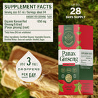 natural panax ginseng supplement benefits