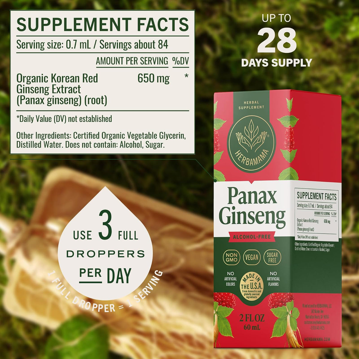natural panax ginseng supplement benefits