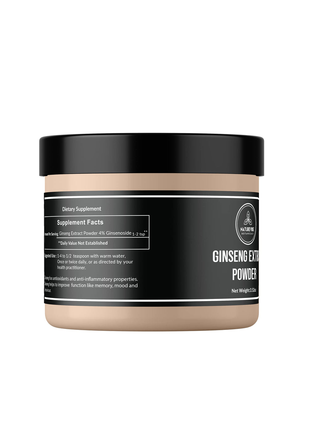 natural panax ginseng supplement