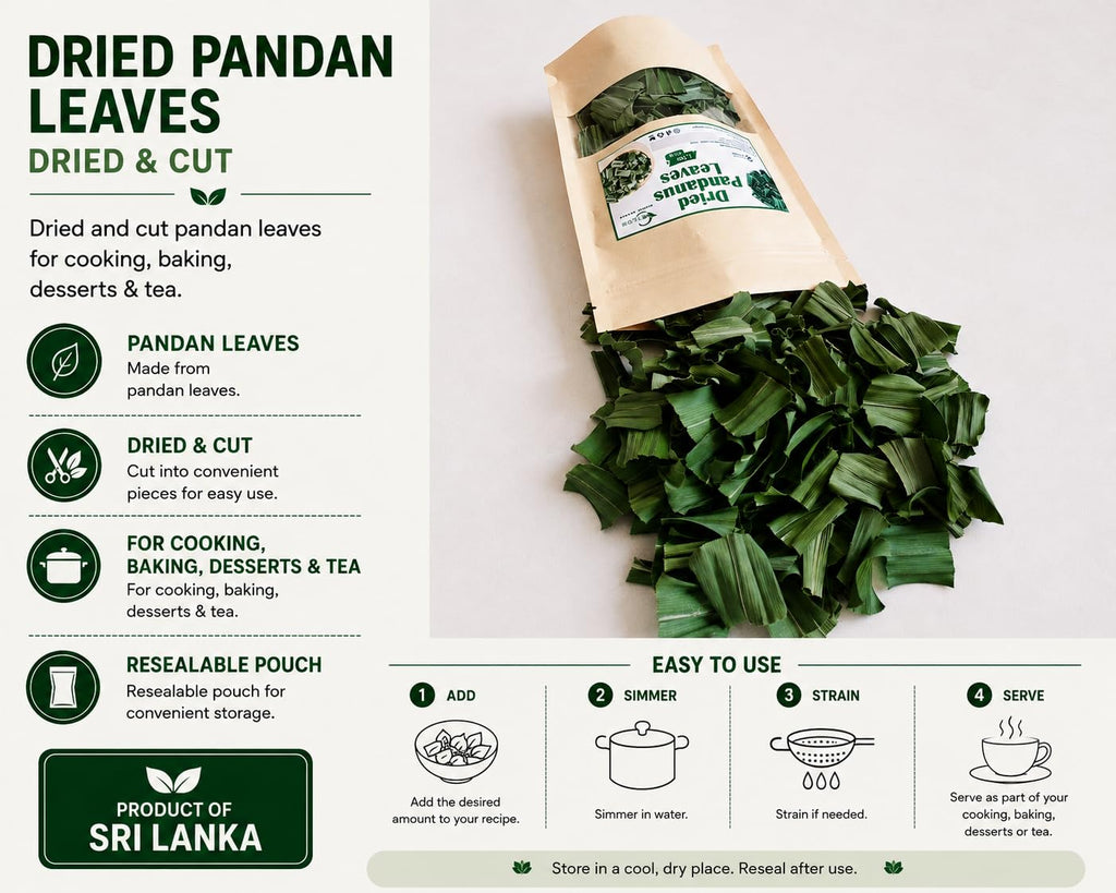 Natural pandan leaves for wellness