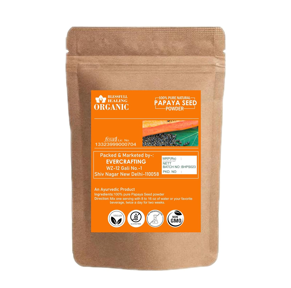 natural papaya seed powder for digestion