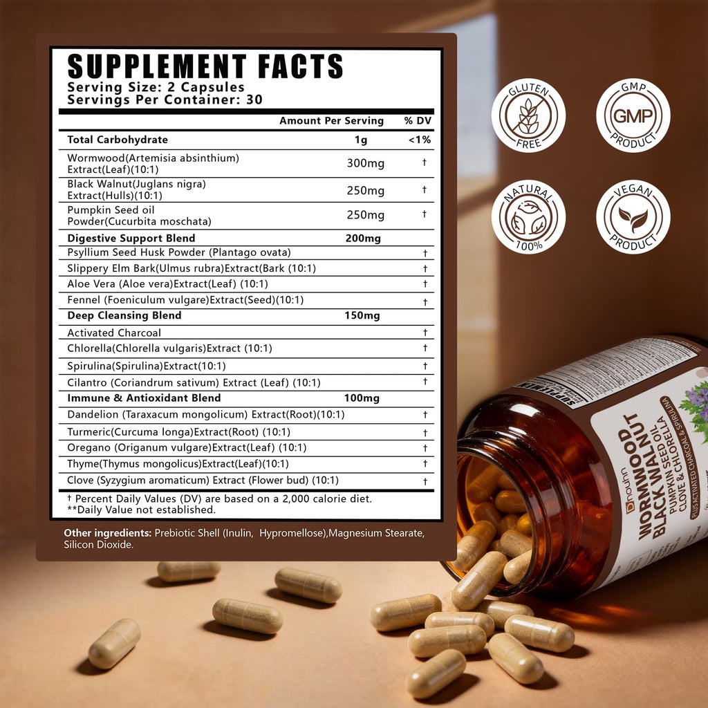 natural parasite cleanse capsules