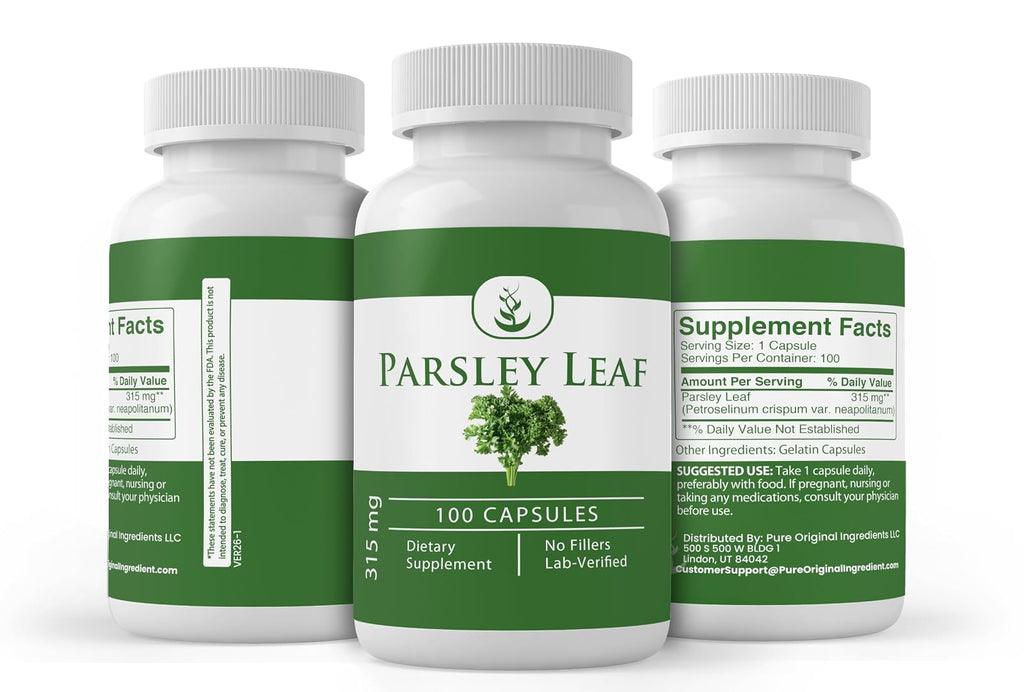 natural parsley multivitamin supplement