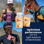 Natural peach electrolyte chews for athletes