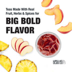 natural peach flavour cold brew tea