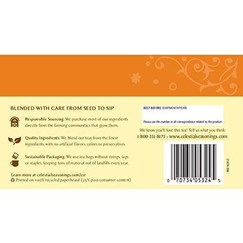 natural peach flavour herbal infusion