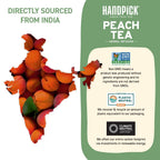 natural peach flavour herbal tea
