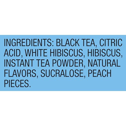natural peach flavour in every sip