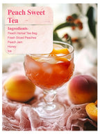 natural peach flavour tea