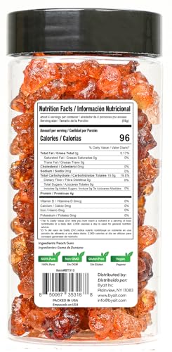 natural peach gum for wellness