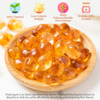 Natural peach resin for herbal remedies