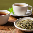 natural peppermint herbal detox tea
