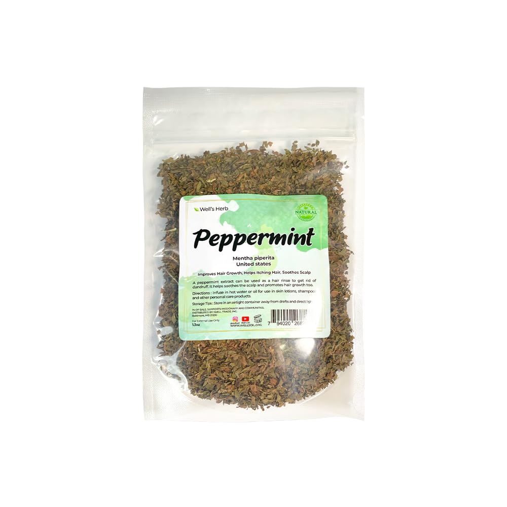 natural peppermint leaves for infusions