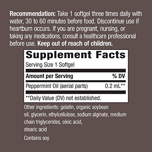natural peppermint oil supplement