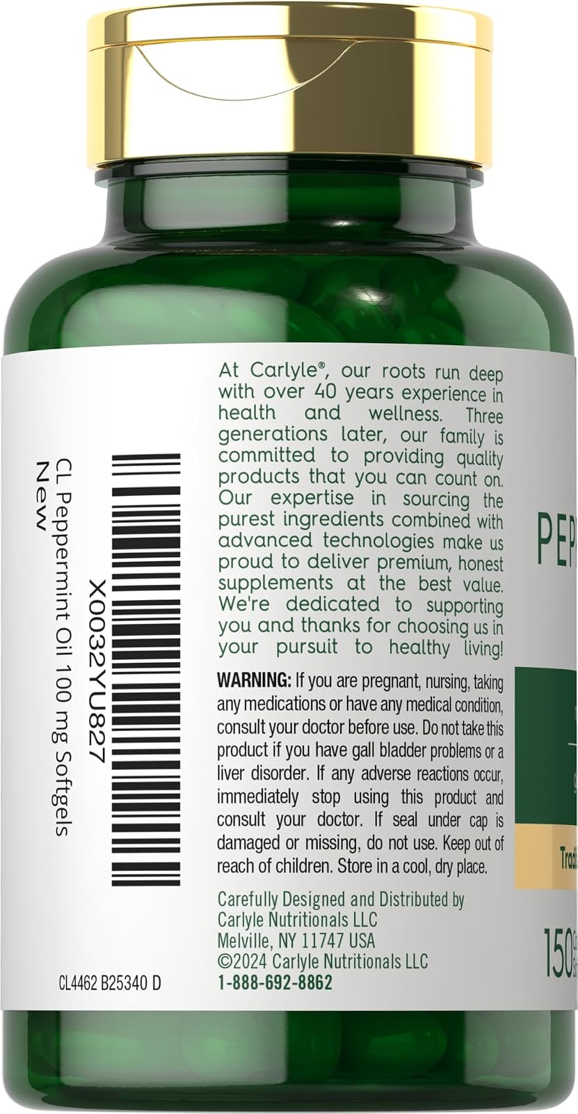 natural peppermint oil supplement