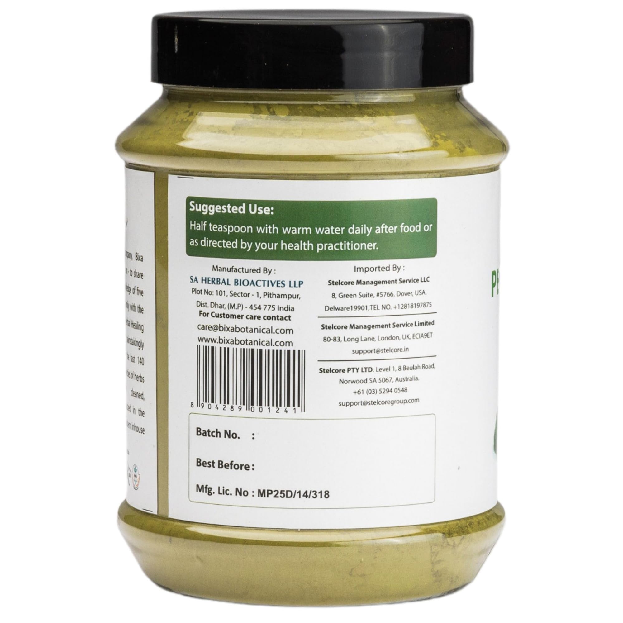 natural peppermint powder for digestion