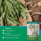 natural peppermint tea for relaxation