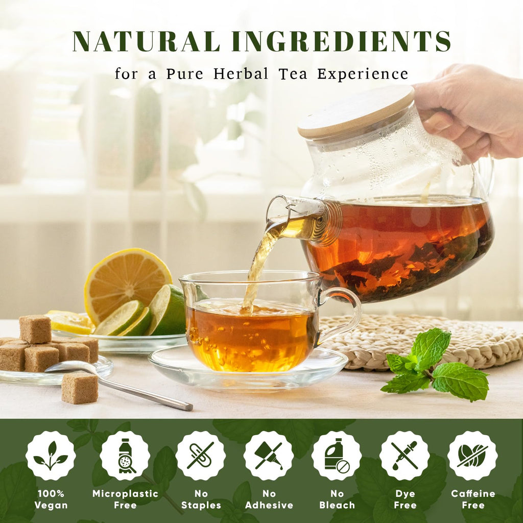 natural peppermint tea for wellness