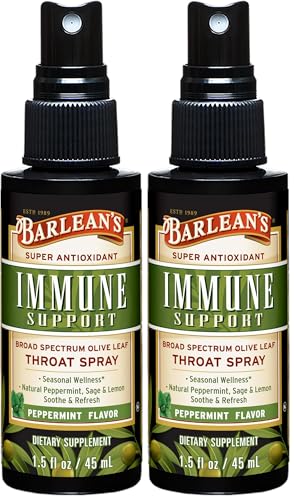 natural peppermint throat relief spray