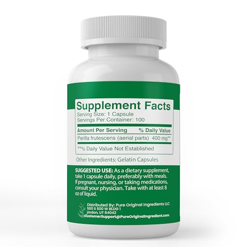 natural perilla capsules for health