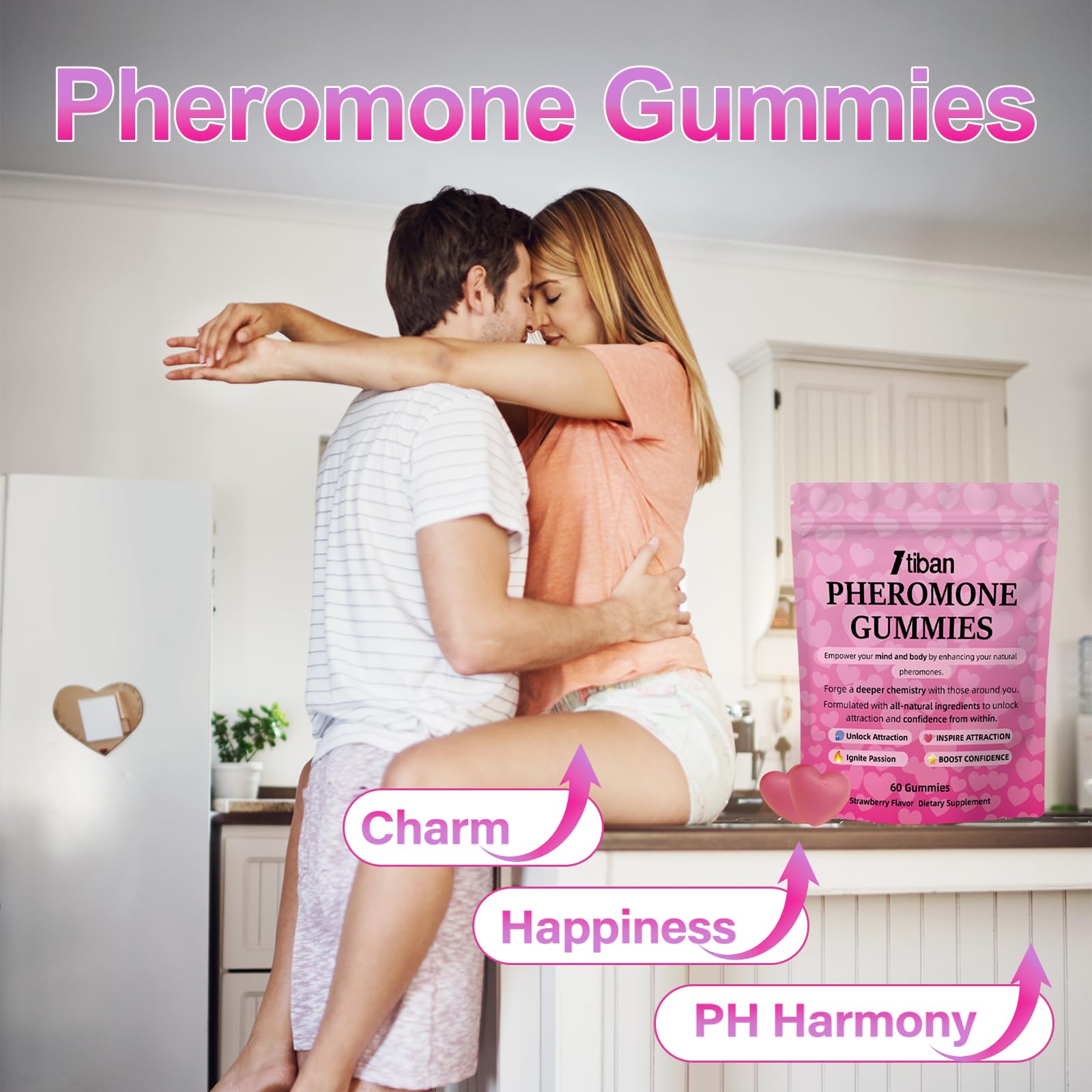 Natural pheromone enhancement gummies