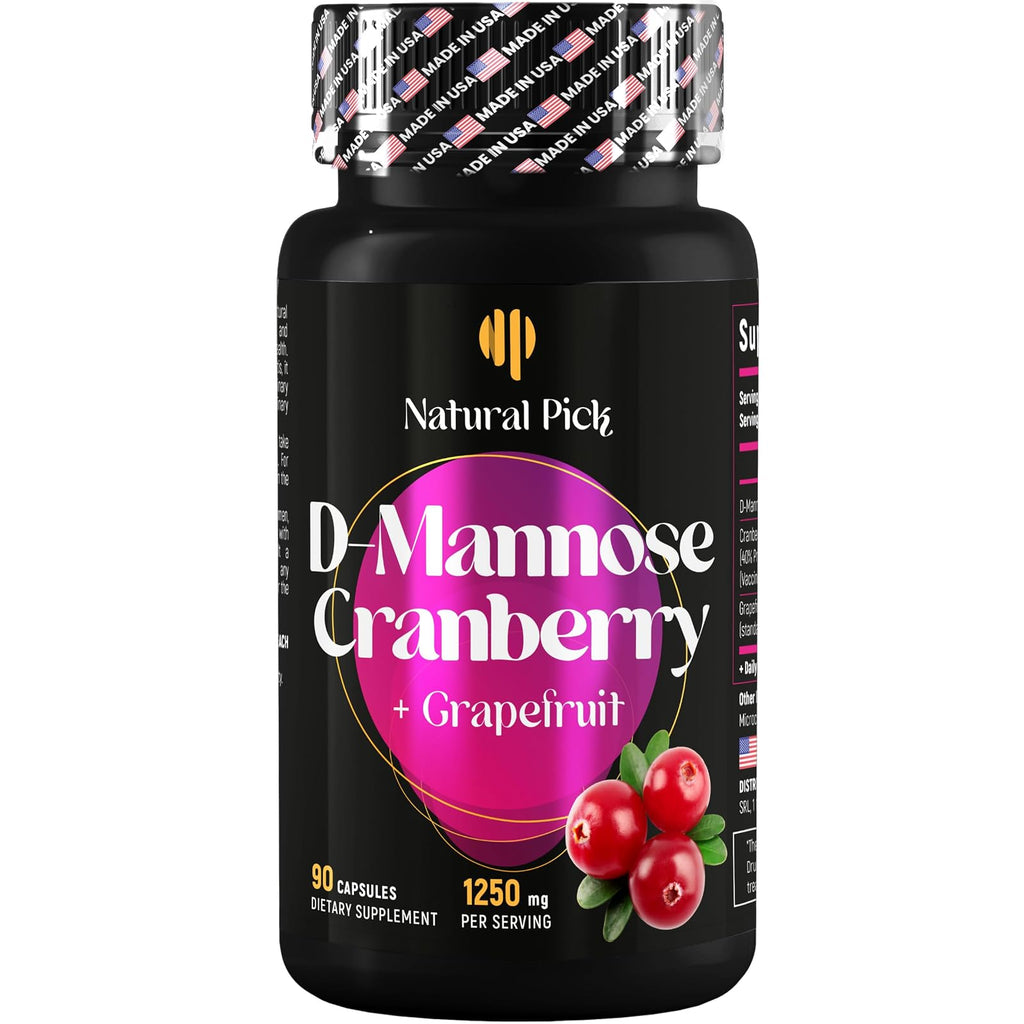 Natural Pick D-Mannose capsules for urinary health