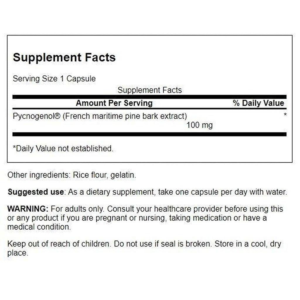 natural pine bark extract supplement