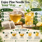 natural pine needle tea blend