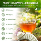 natural pine needle tea for wellness
