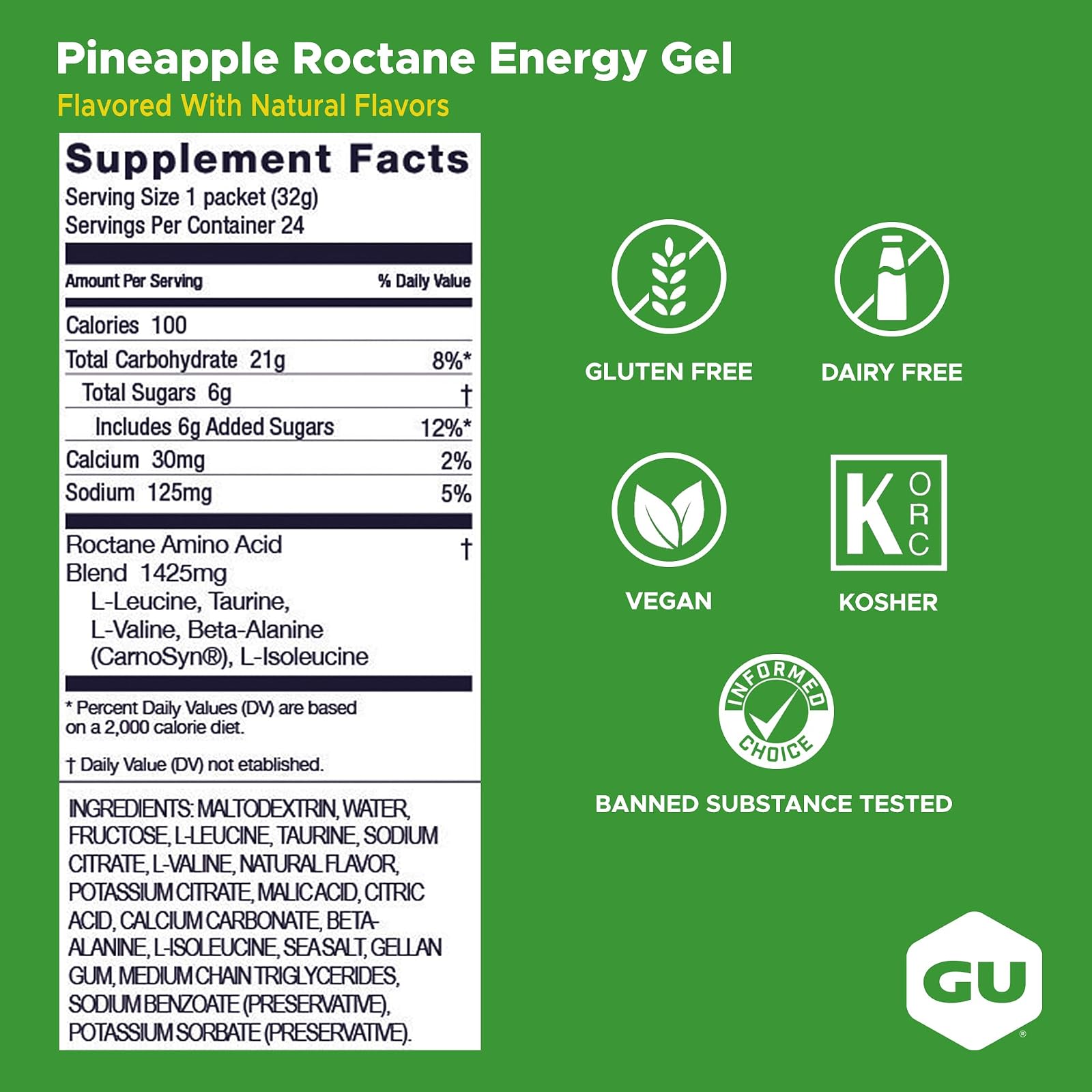natural pineapple flavour energy boost