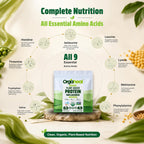 Natural plant-based protein for energy