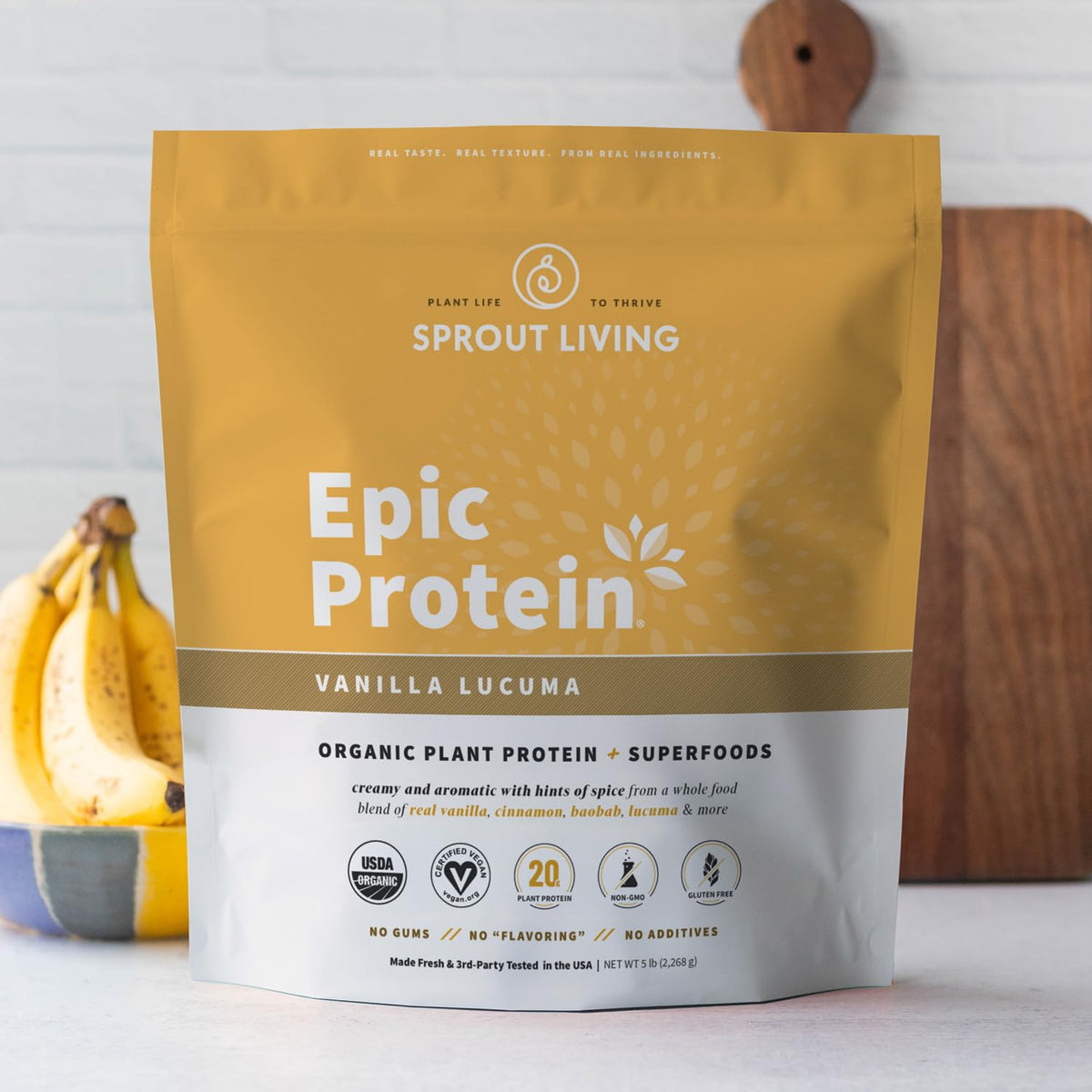 Natural plant based protein supplement