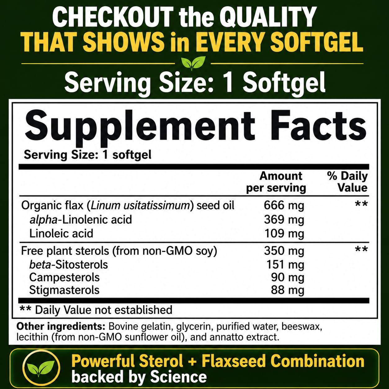 natural plant sterols for vitality