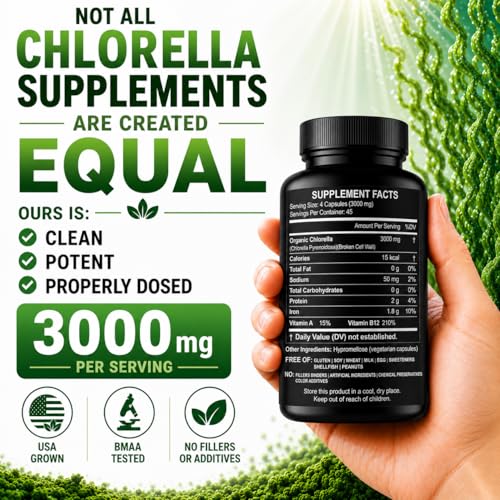 natural plant vitamins with chlorella