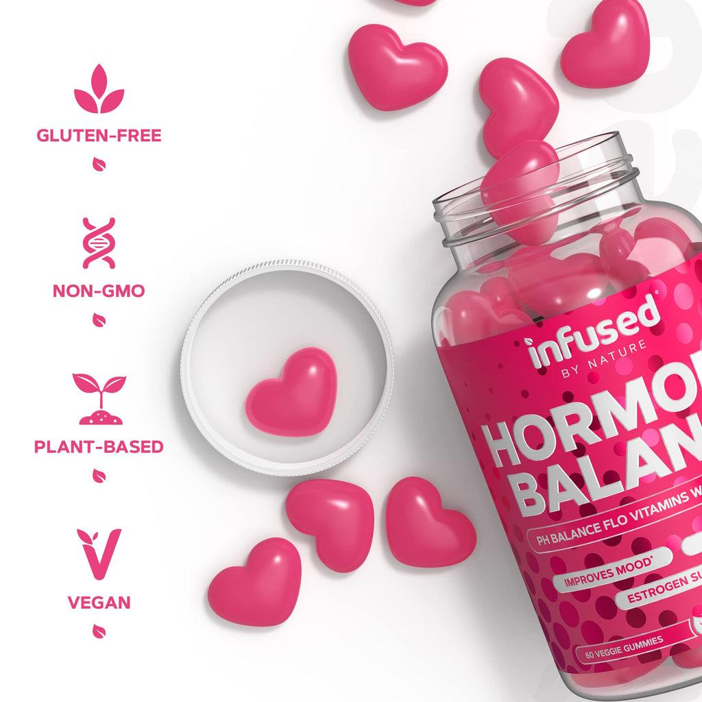 Natural PMS relief gummies with cranberry