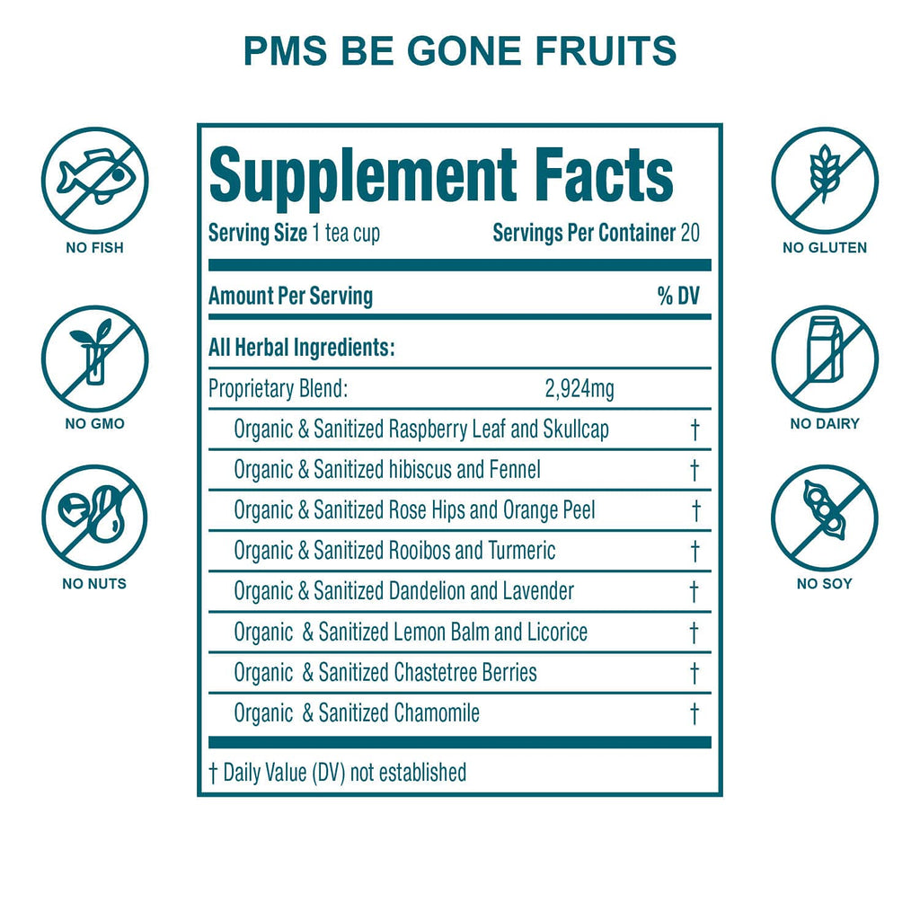 natural PMS relief herbal tea
