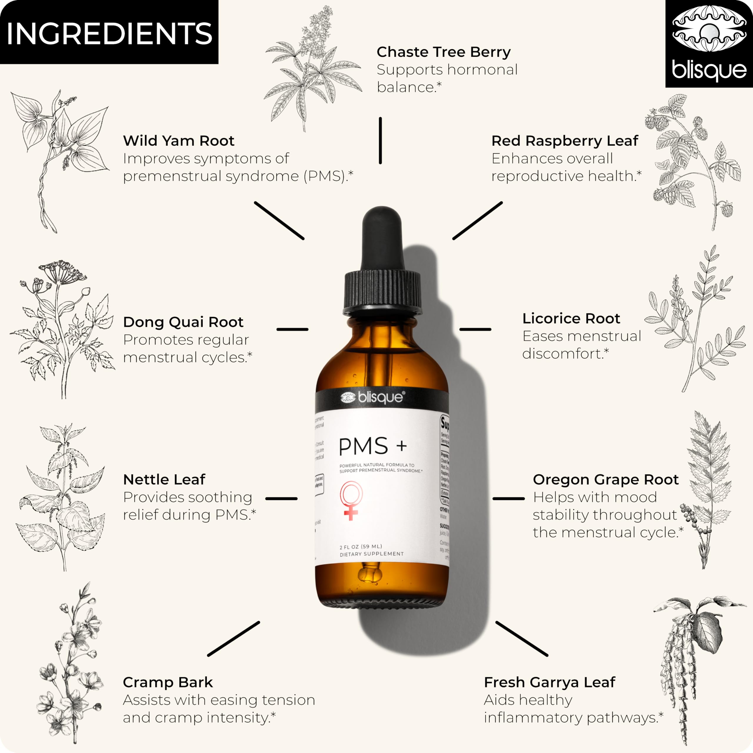 Natural PMS support for women’s health