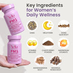 natural PMS support supplement capsules