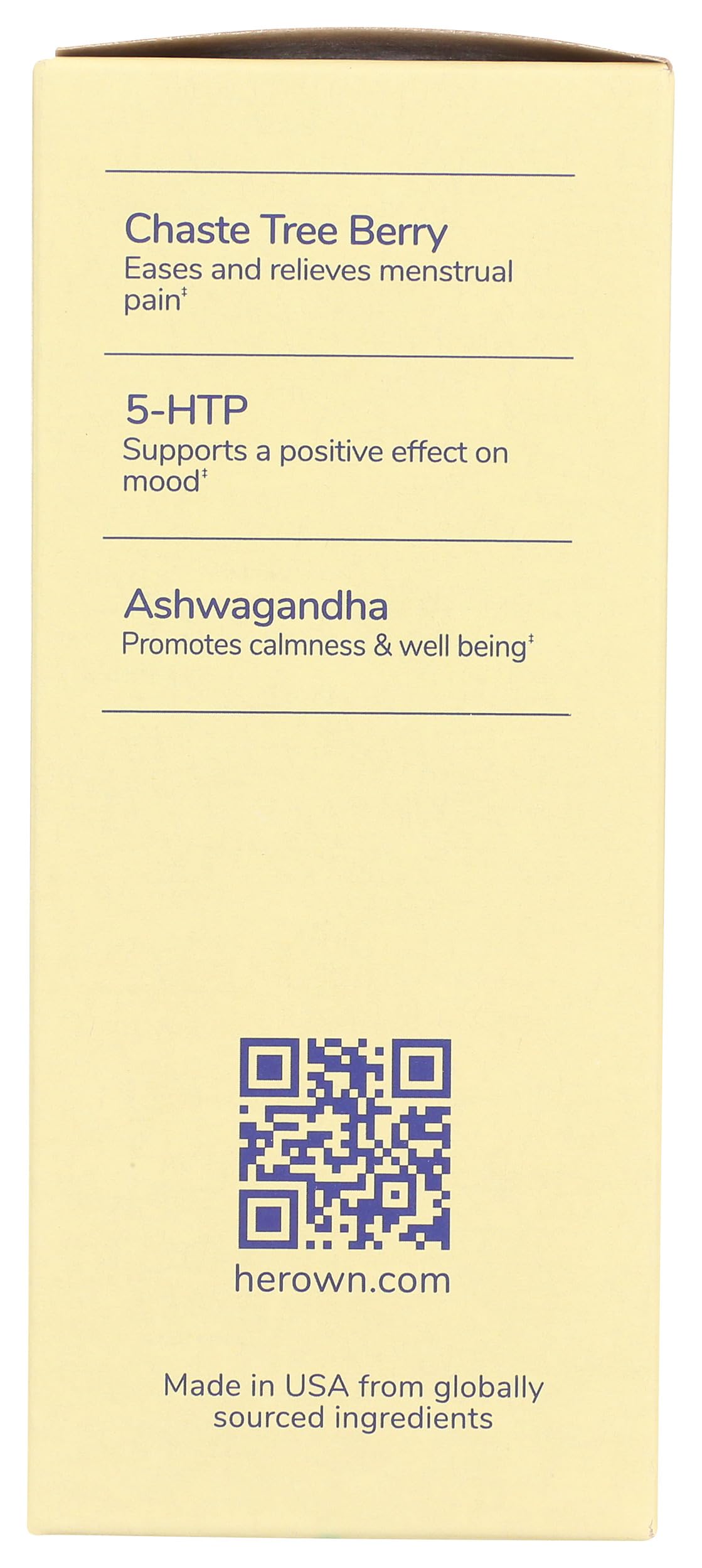 natural PMS support with vitamin and mineral blend