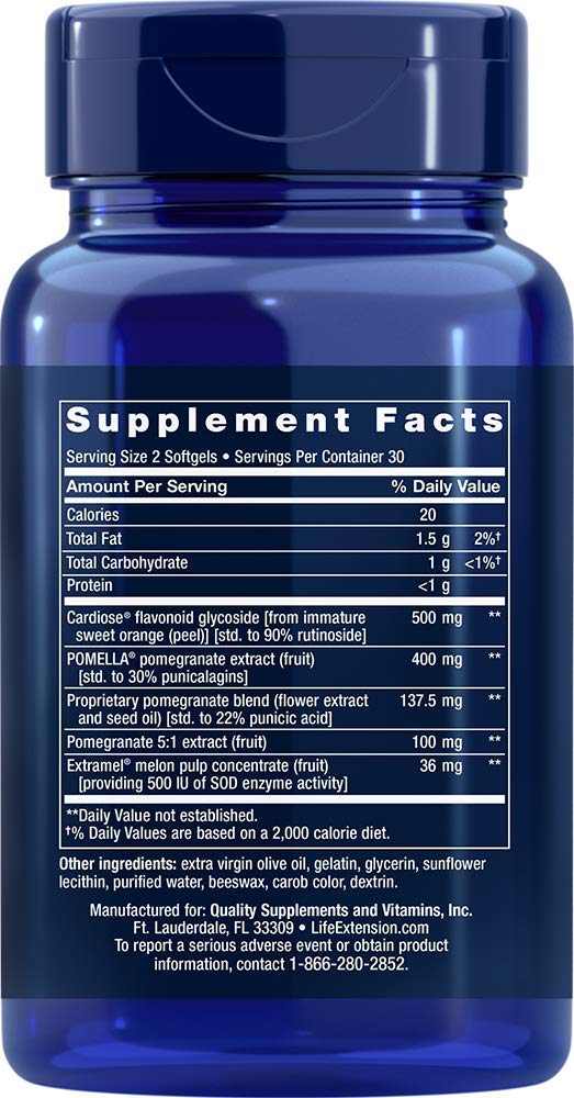 natural pomegranate antioxidant formula