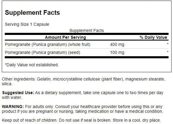 natural pomegranate seed extract benefits