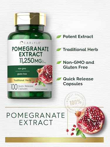 Natural pomegranate supplement for vitality