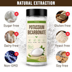 Natural potassium bicarbonate for health