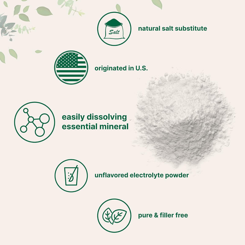 natural potassium chloride for electrolyte balance